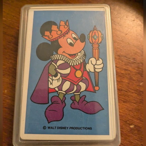 Disney | Party Supplies | Vintage Playing Cards Full Deck Mickey Mouse ...
